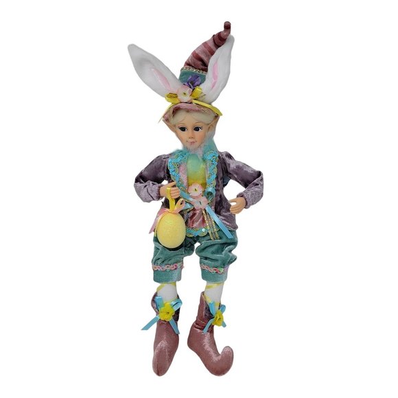 Cynthia Rowley | Holiday | Easter Elf 8 Girl Bunny Wreath Attachment ...